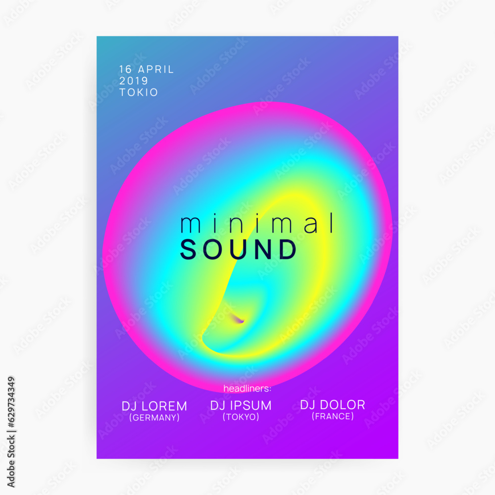 Dance Fest. Disco And Carnival Vector. Elegant Pattern For Presentation ...