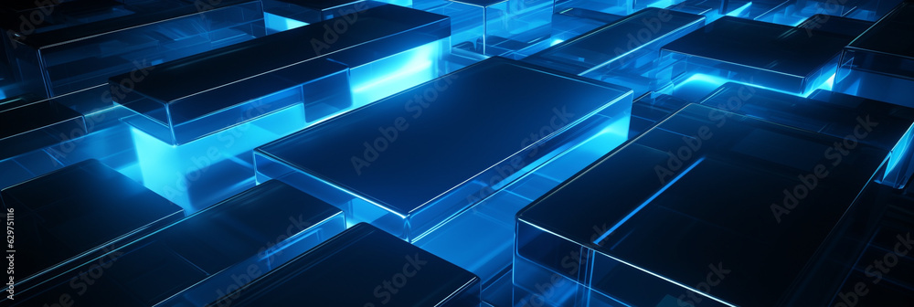 Abstract 3d background Abstract blue 3D floor background 3D cubes background 3D square ...