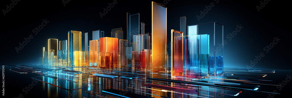 Abstract technology city background Abstract modern tech city ...