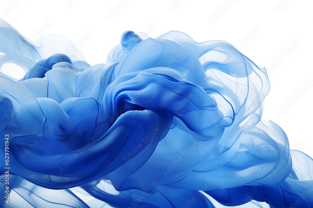 blue smoke watercolor abstract blue liquid Acrylic colors and ink in ...