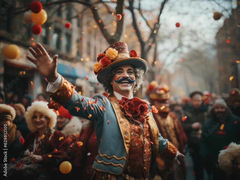 festive thanksgiving parade Stock Photo | Adobe Stock