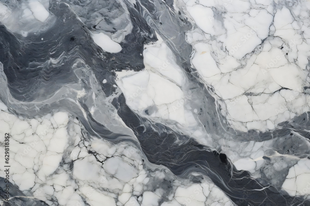 black, white and grey marble pattern Stock Photo | Adobe Stock
