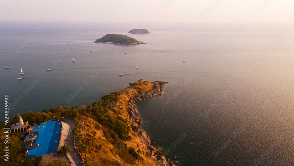 Phromthep Cape, beautiful natural sea view Sunset view point, the ...