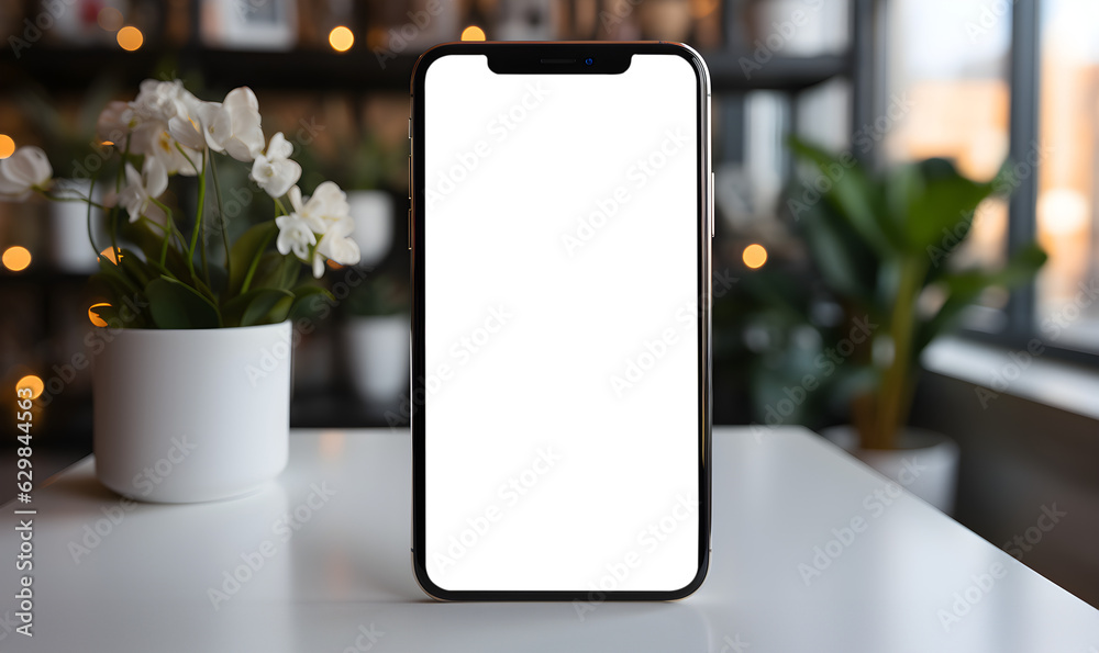 smartphone handphone the focus is on the phone with transparent screen ...