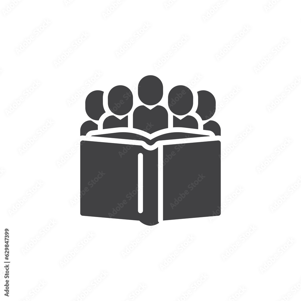 Public library vector icon Stock Vector | Adobe Stock