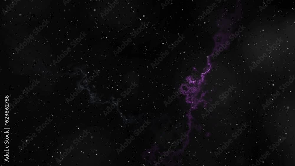 4k video Space Nebula Loop background moving stars space background ...