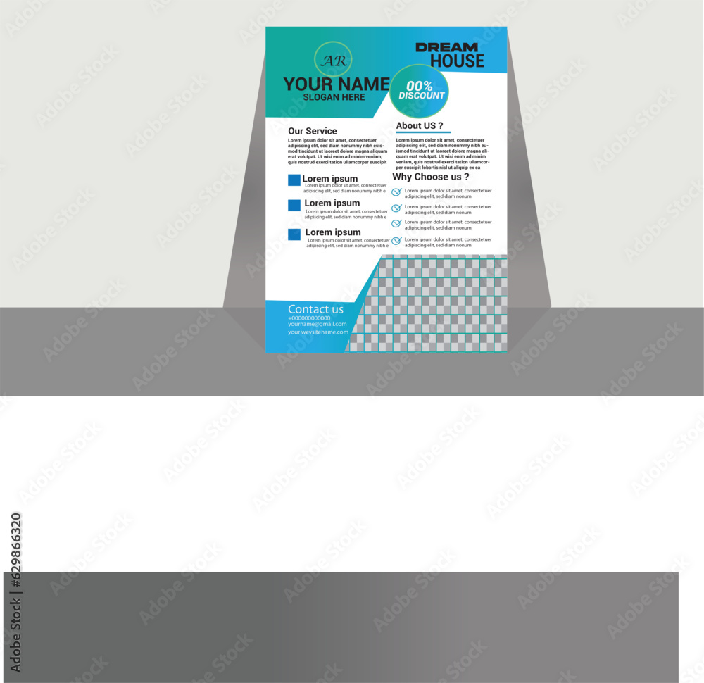 Plantilla de Diseño de Flayer Pequeño de Educación de .Flayer Vector ...