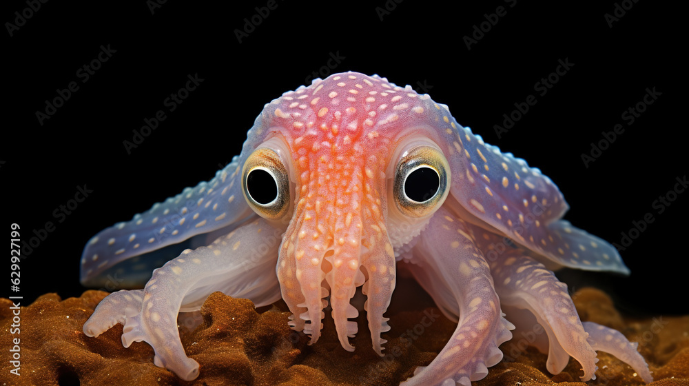 Dumbo octopus playfully "flapping" its ear-like fins, showcasing its ...