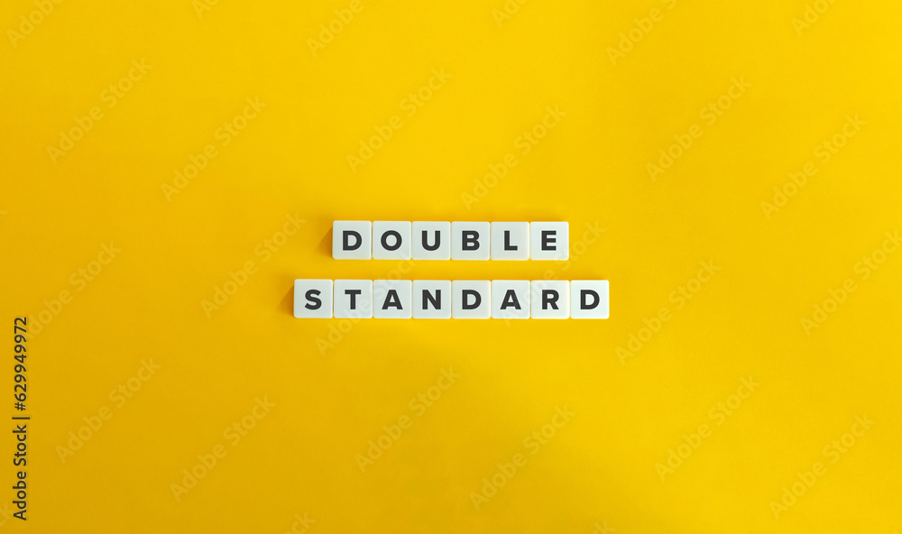 Double Standard Term, Cognitive Distortion, CBT, Psychology. Stock ...
