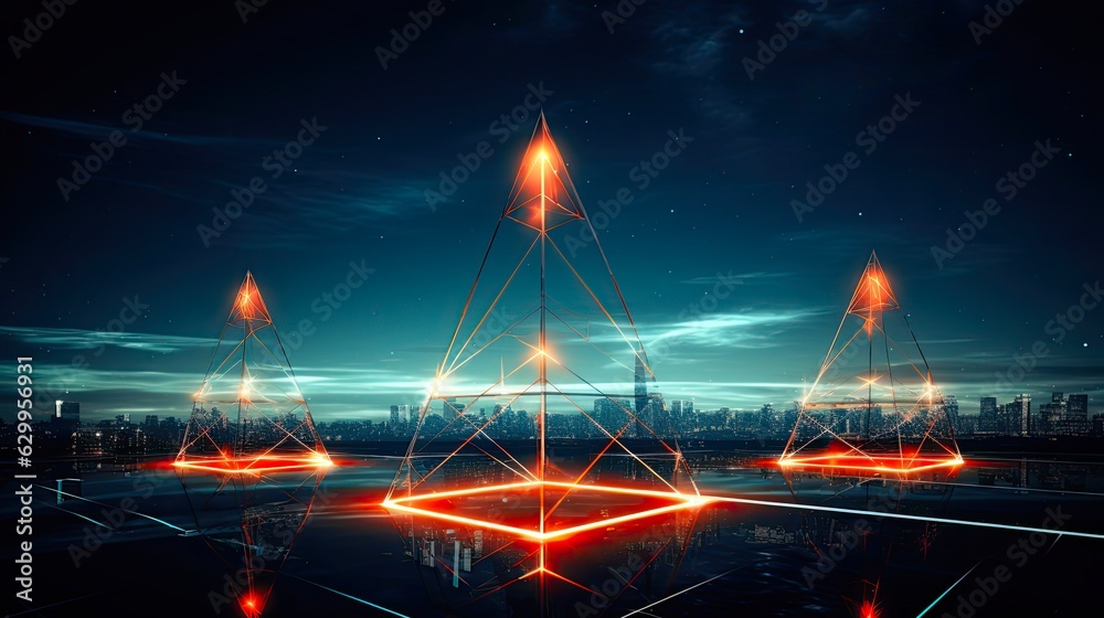 Three Dimensional Triangulation With Antennae And Sharpened Beam Signals For Mobile Phone