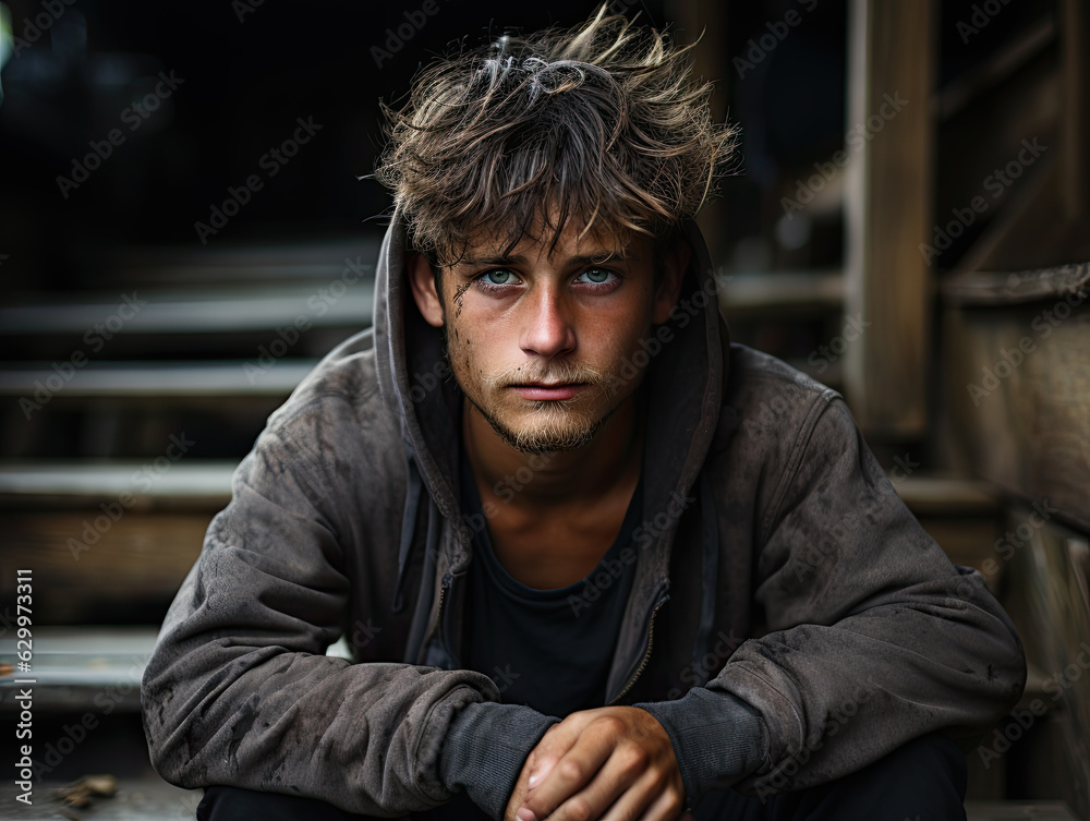 Depressed Young man, Teenager, Boy, Suffering From Depression, Youth ...