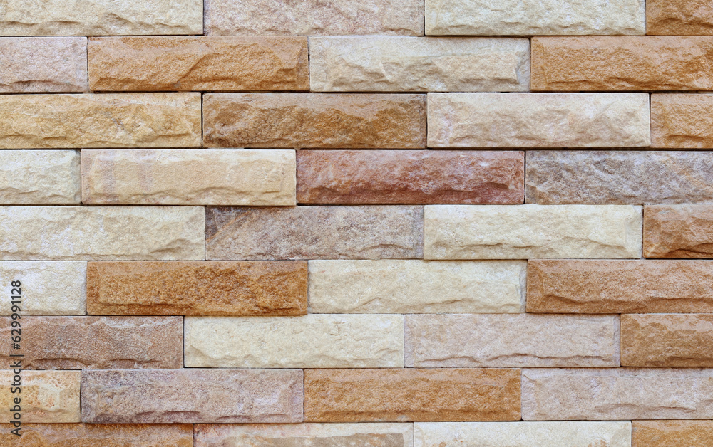 Sandstone brick wall texture with vintage style for background and ...