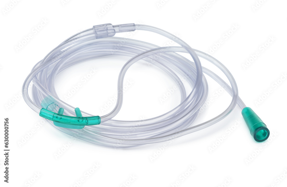 Twin bore nasal oxygen breathing cannula Stock Photo | Adobe Stock