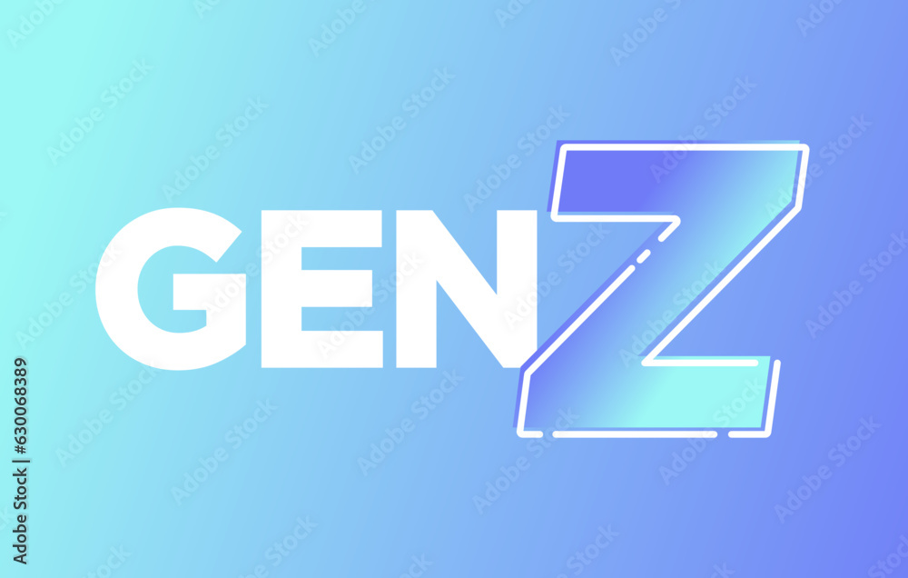 Gen Z, Generation Z, 2000's Kid, Future Generation, New Gen, Kids Logo ...