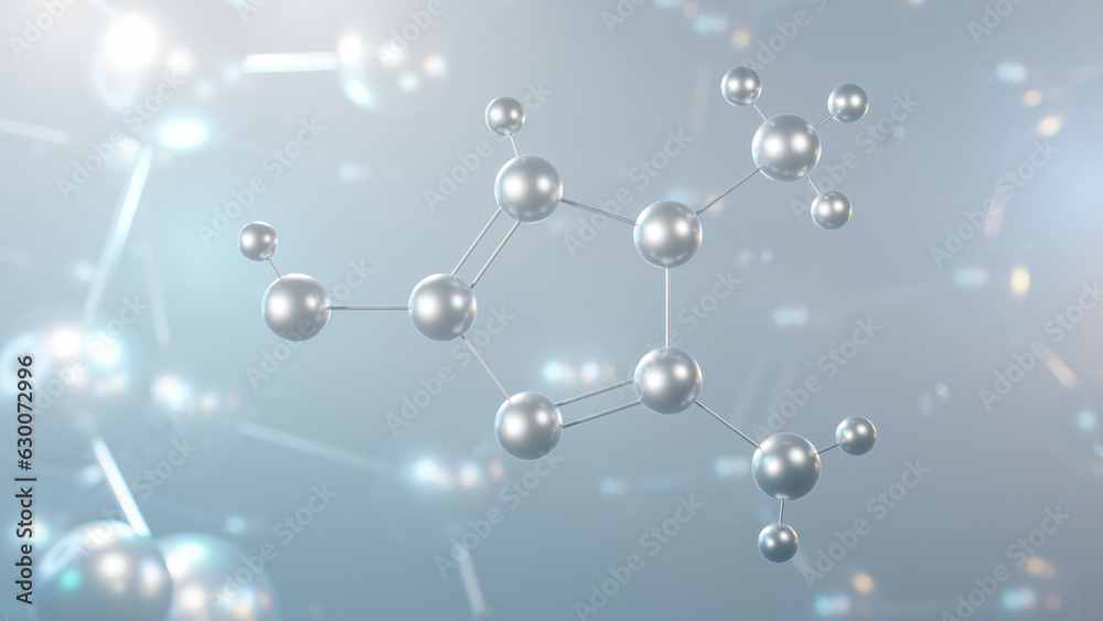 creatinine molecular structure, 3d model molecule, creatine breakdown ...