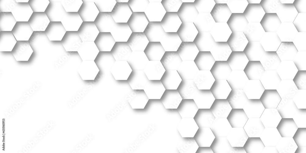Background with hexagons and seamaless Abstract background hexagons. 3d ...