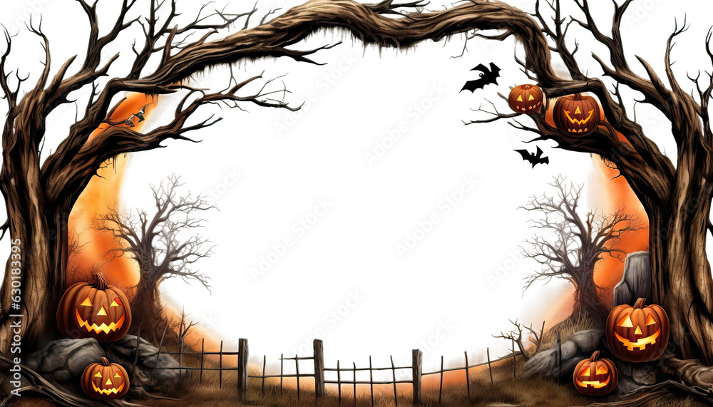 Halloween themed borders and frames, framing your spooky creations ...