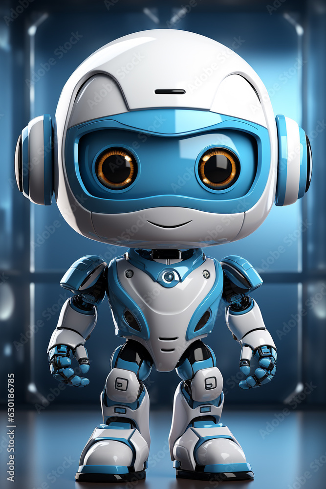 Future cute robot ai Stock Photo | Adobe Stock