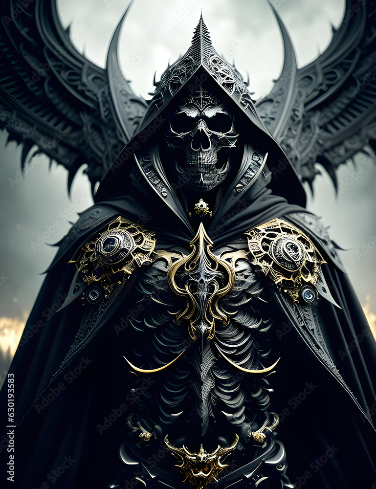 Generative AI Illustration of a Sinister Rapture: The Horror of a Dark ...