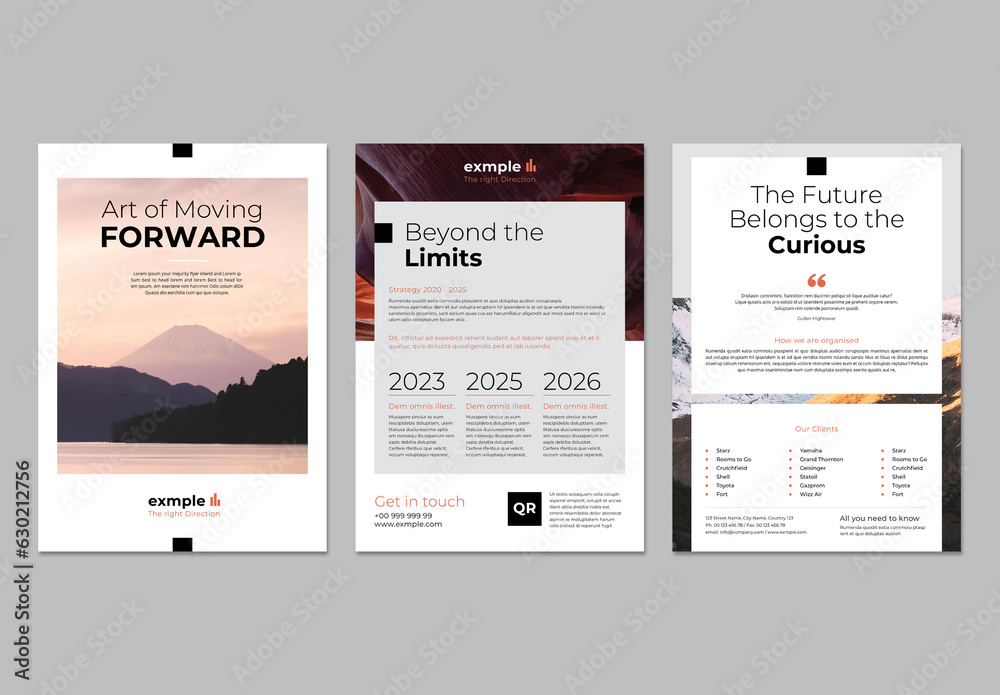 Creative Flyer Layout Stock Template | Adobe Stock