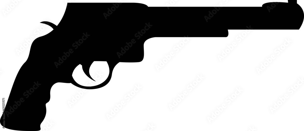 hand gun SVG vector cut file for cricut and silhouette png jpg Stock ...