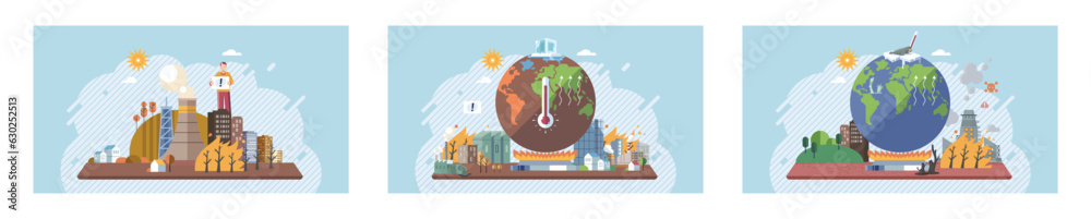 Metaphor climate change, global warming and water crisis. Measuring ...