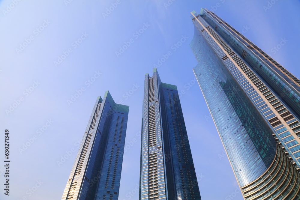 BUSAN, SOUTH KOREA - MARCH 29, 2023: Haeundae LCT The Sharp modern ...