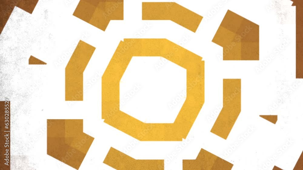 This pixel art pattern of alternating yellow and beige squares creates ...