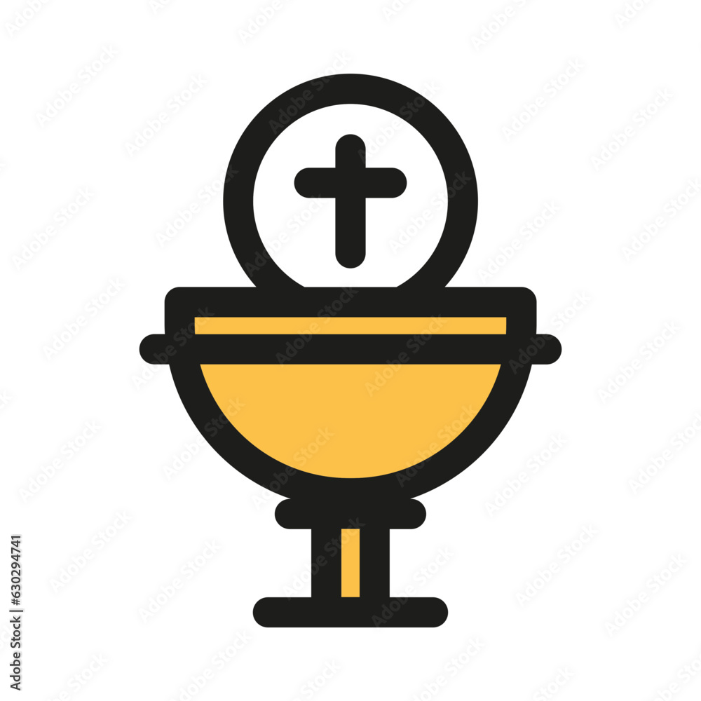 Chalice icon. Christian communion symbol Stock Vector | Adobe Stock