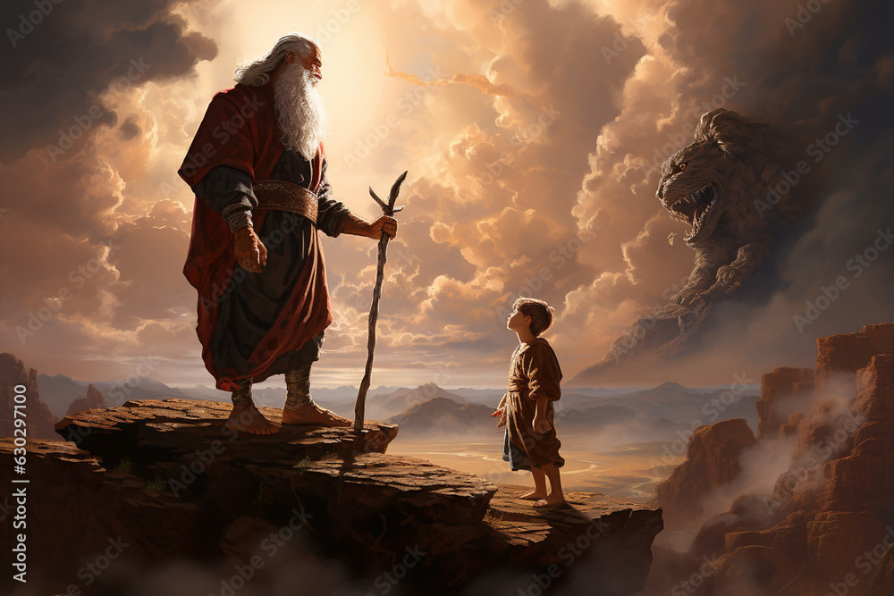 biblical story where Abraham's faith is tested as he prepares to ...