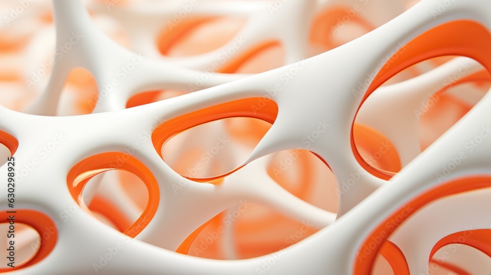 Synthetic Biology Illustration Showcasing Different Tissues and Bones ...