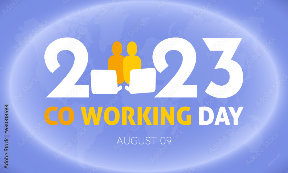 2023 Concept co working day vector design illustration. Business ...