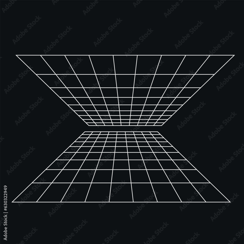 White Geometry Wireframe Grid Backgrounds In White Color Black