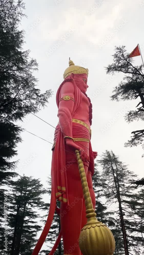 Shri Hanuman Mandir Jakhoo, Hindu deity Temple dedicated to Bajrang ...