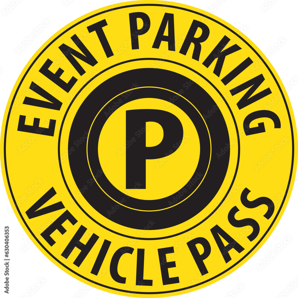 Event Parking Vehicle Pass Sign Vector Eps Parking Pass Sign Sticker event-parking-vehicle-pass-sign-vector-eps-parking-pass-sign-sticker