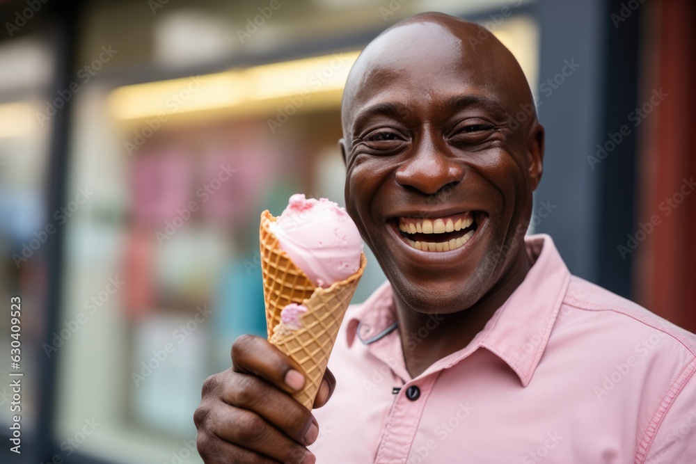 African Man Enjoying Ice Cream . Experiences Of An African Man In ...