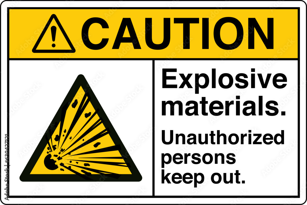 ANSI Z535 Safety Sign Marking Label Symbol Pictogram Standards Caution ...