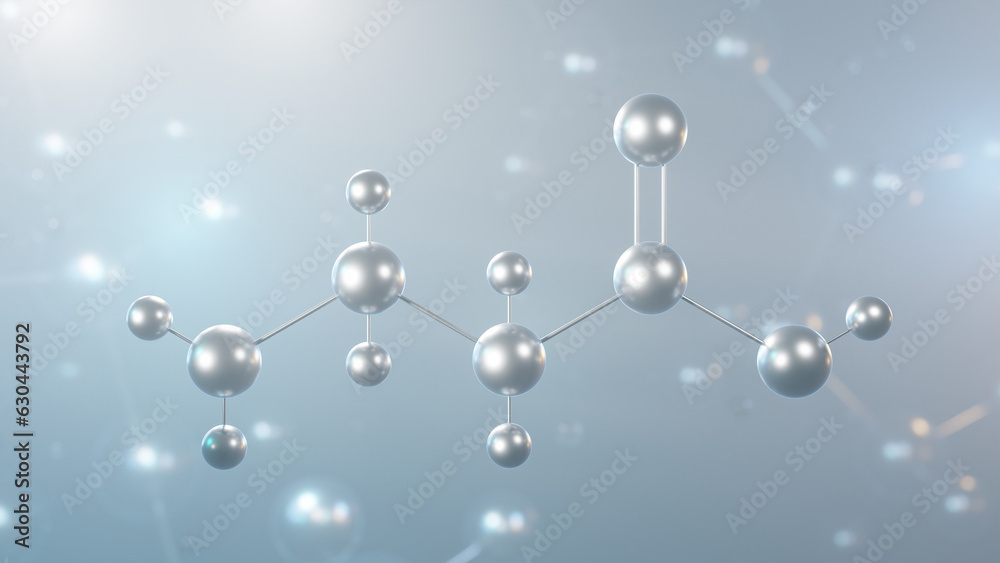 beta alanine molecular structure, 3d model molecule, beta amino acid ...