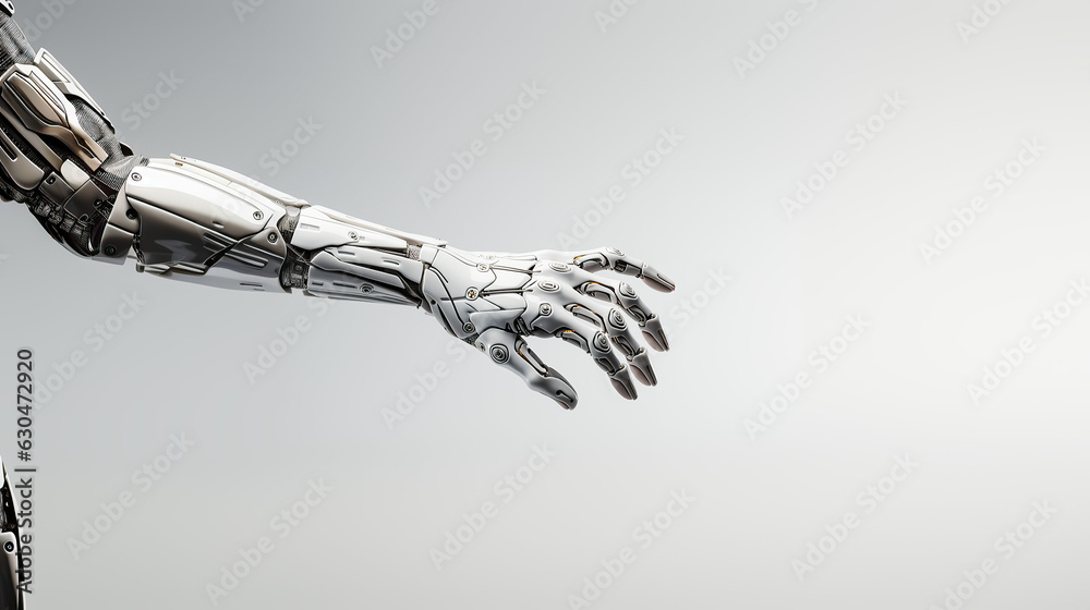An AI-generated image of a robot arm demonstrates the power of neural ...