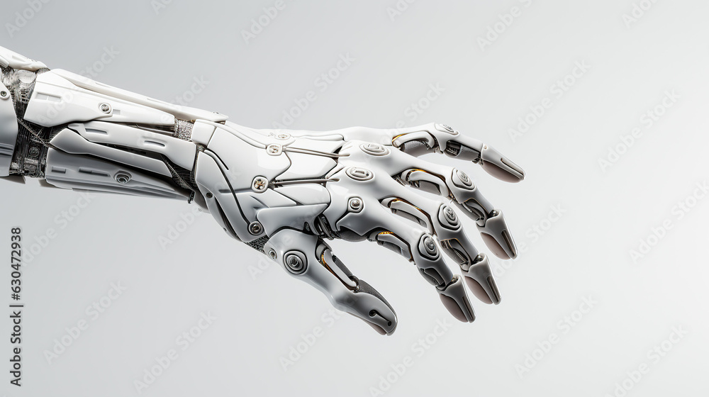 An AI-generated image of a robot arm demonstrates the power of neural ...