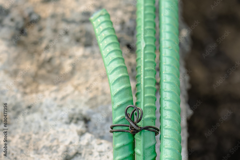 Poster Epoxy coated rebar is used in concrete subjected to corrosive ...