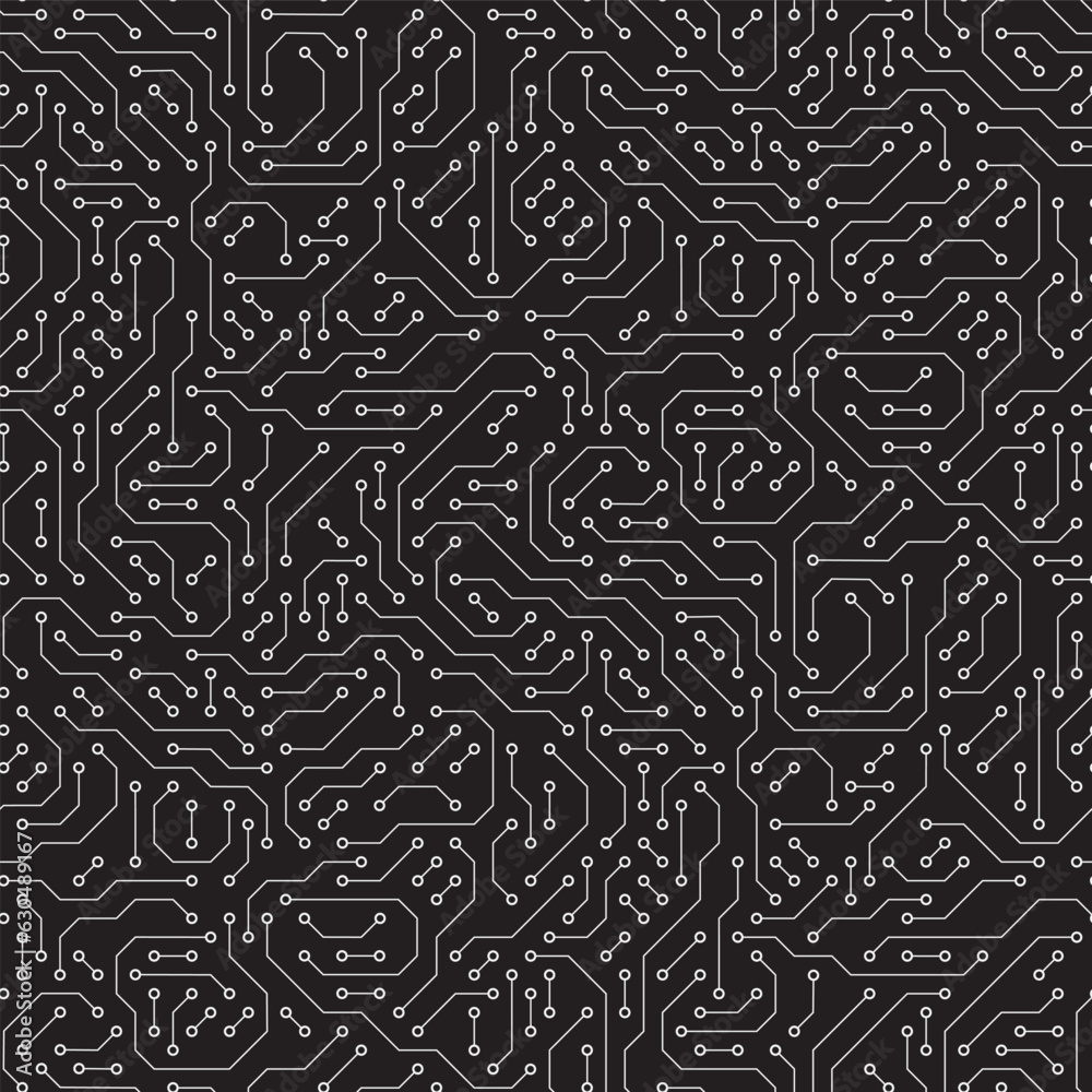Computer circuit board texture. Technology pattern. Abstract ...