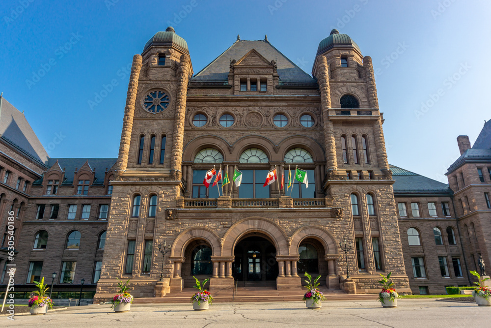 The Ontario Legislative Assembly Building, located in Toronto, Canada ...
