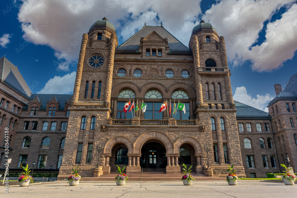 The Ontario Legislative Assembly Building, located in Toronto, Canada ...