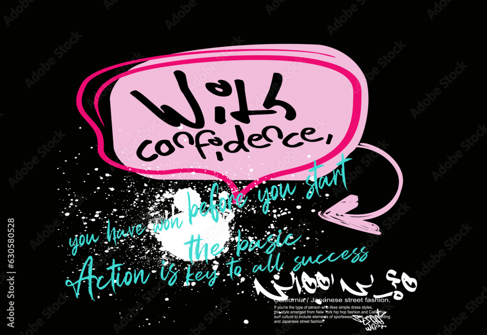 art graffiti style slogan, urban art graffiti,T shirt graphics slogan ...