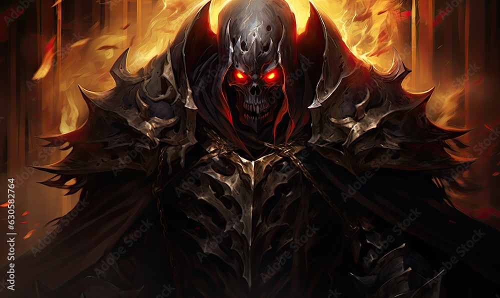 The anime portrait of evil captures the essence of malevolence with its ...