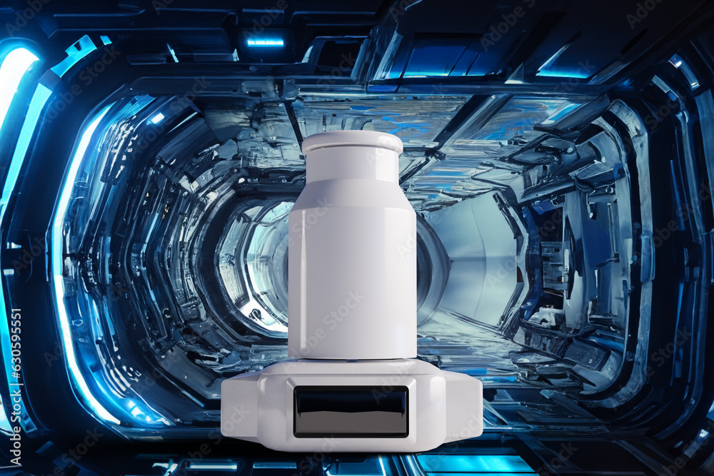 Sci fi room laboratory corridor modern spaceship lab sci fi technology ...