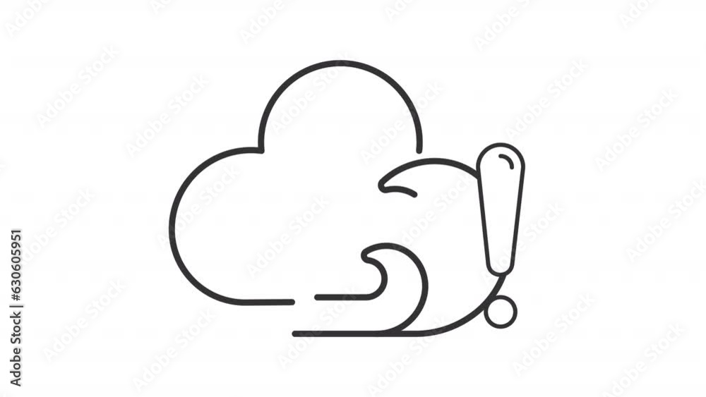 Beach safety animation set. Water rescue animated line icons. Aquatic ...