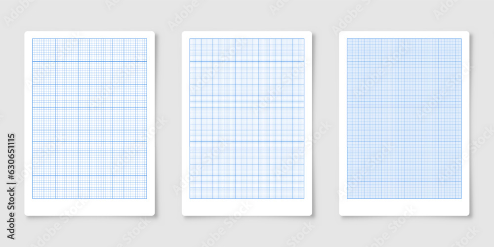 Photo & Art Print Sheet of graph paper with grid, 32 pixels