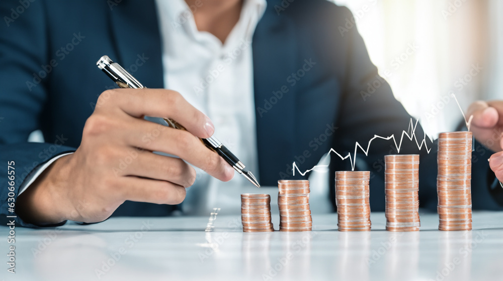 Financial Insights: Column Chart Showing Company's Yearly Progress and ...